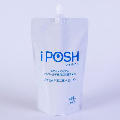 赤ちゃんにも安心・アルコール不使用の除菌消臭水 iPOSH（アイポッシュ）400mlスプレータイプ＋詰替パウチセット｜マイナビふるさと納税